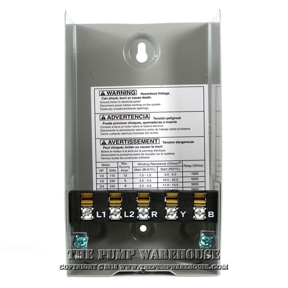 CentriPro QD Control Box | 3/4 HP - 230V – The Pump Warehouse