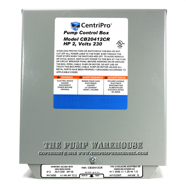 CentriPro Control Boxes – The Pump Warehouse
