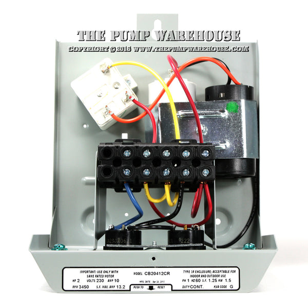 CentriPro CSCR Control Box | 2 HP - 230V – The Pump Warehouse