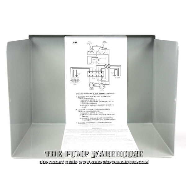 CentriPro CSCR Control Box 3 HP - 230V – The Pump Warehouse