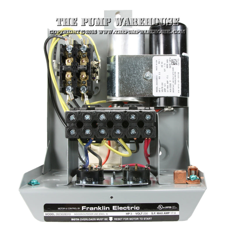 Franklin Deluxe Control Box | 3 HP - 230V – The Pump Warehouse