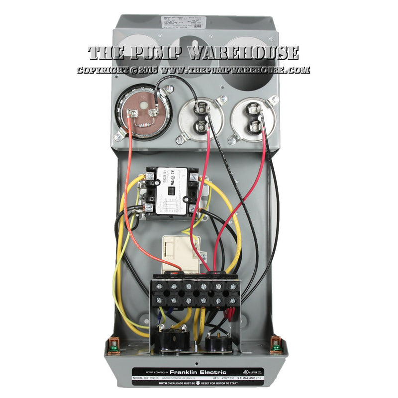 Franklin Electric Deluxe Control Box | 5 HP - 230V – The Pump Warehouse