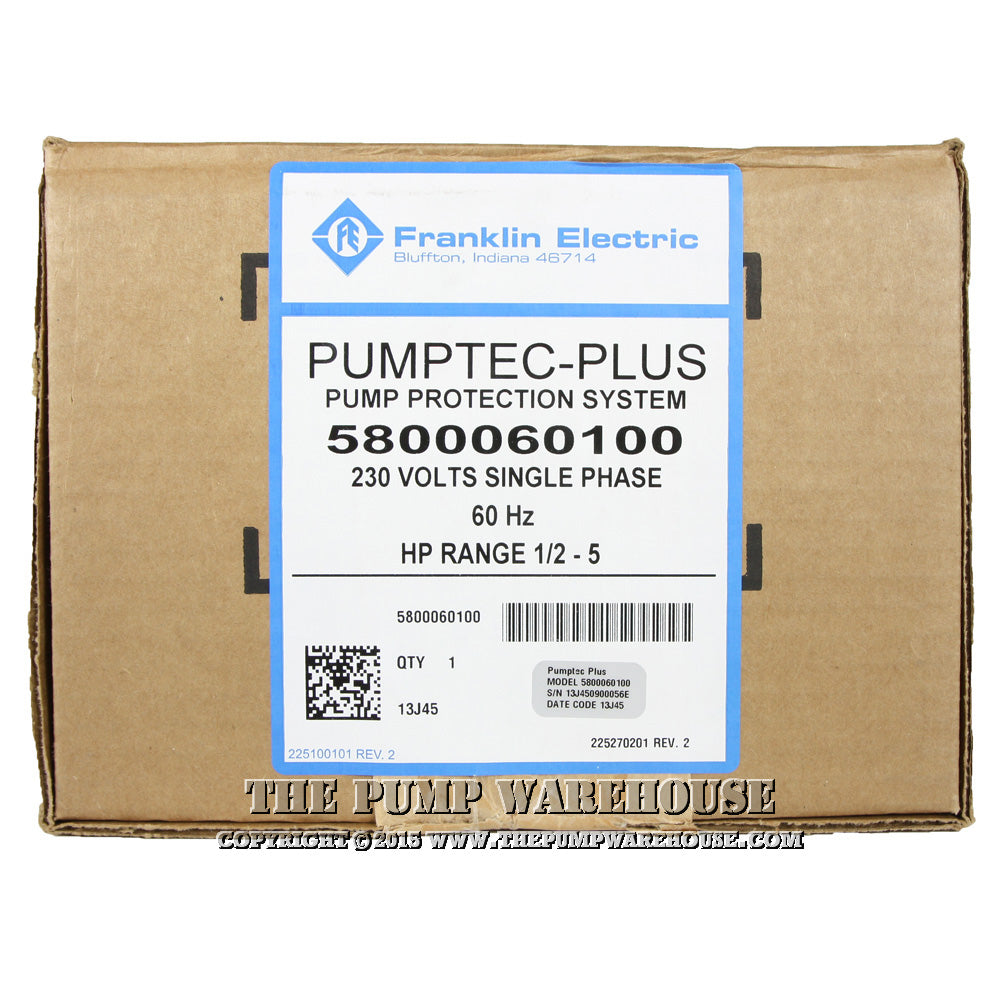 Franklin Electric Pumptec-Plus Pump Protector – The Pump Warehouse