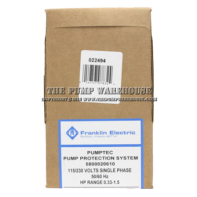 Franklin Electric Pumptec - Motor Protection – The Pump Warehouse